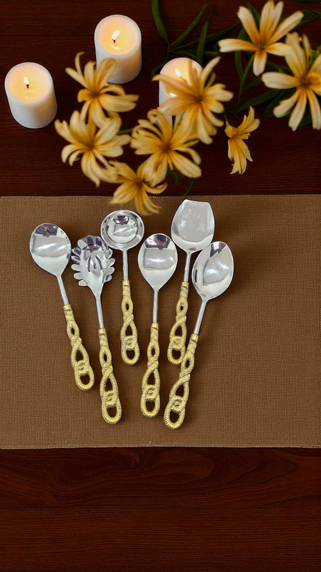 Eternal Loop Serving Spoon (Set of 6 pcs) – Elevate Home Store